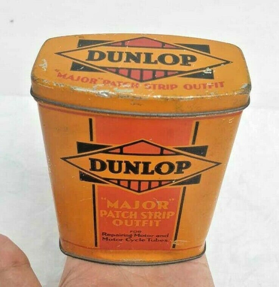 Original Vintage Old Antique Very Rare Dunlop Motor Cycle Tubes Patches ...