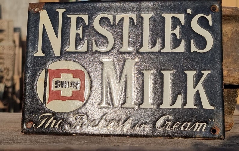 Vintage Old Antique Very Rare Nestle's Milk Adv. Miniature Small Office ...