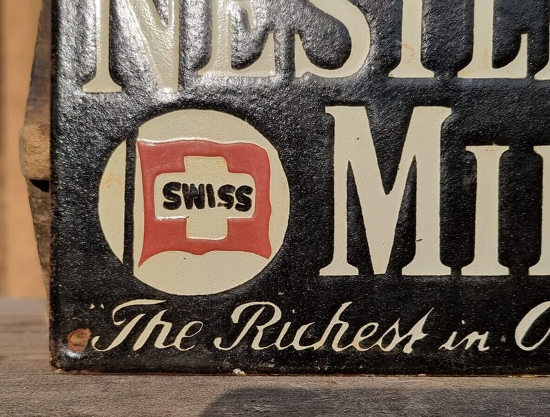 Vintage Old Antique Very Rare Nestle's Milk Adv. Miniature Small Office ...