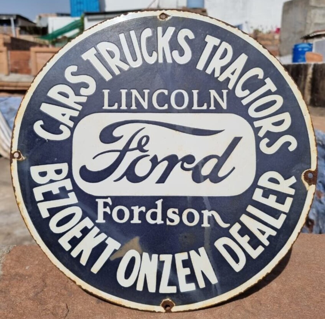 1930's Old Antique Vintage Very Rare Ford Cars Trucks Tractors Adv ...