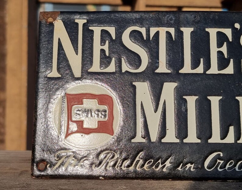 Vintage Old Antique Very Rare Nestle's Milk Adv. Miniature Small Office ...