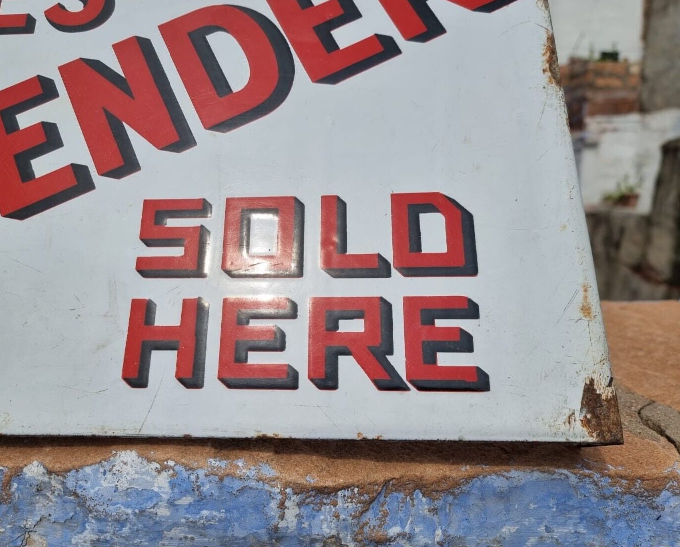 Vintage 1930s Old Antique Very Rare Callender Cables Porcelain Enamel ...