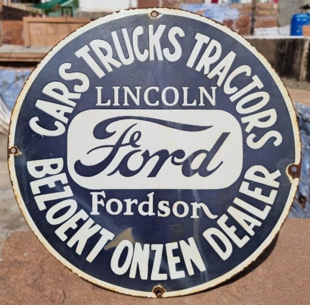 1930's Old Antique Vintage Very Rare Ford Cars Trucks Tractors Adv ...