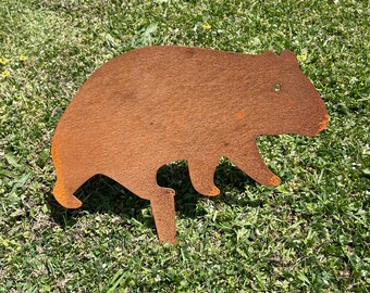 Australian Native Animal Ceramic Wombat. Handmade and Handpainted in ...