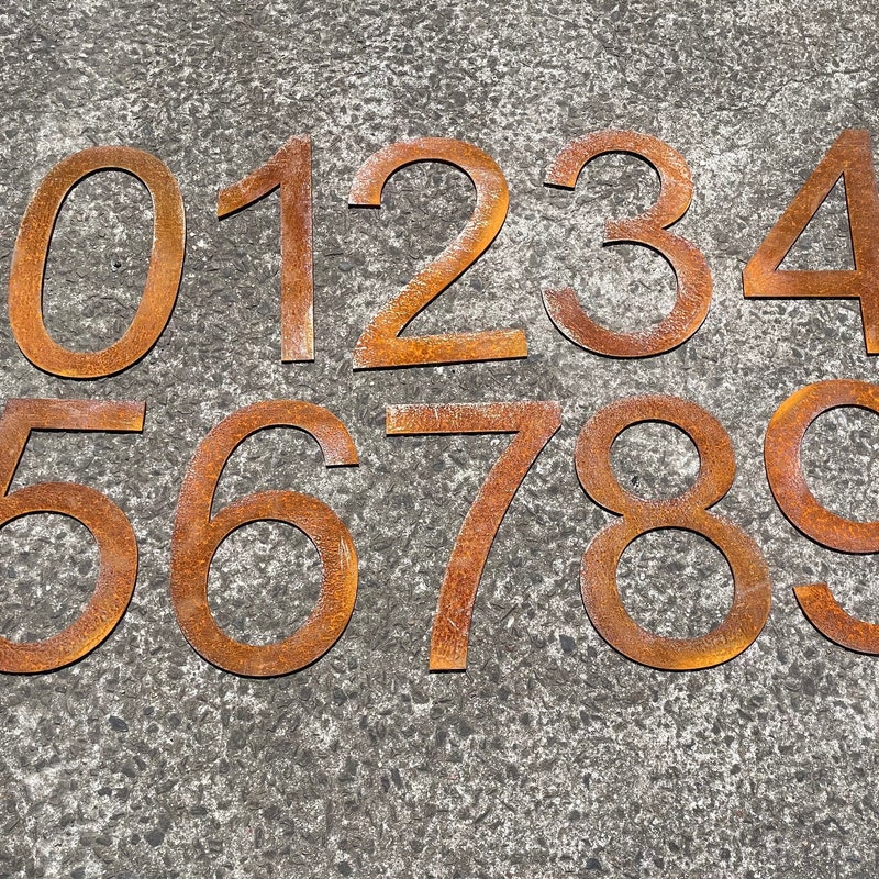 Metal House Numbers - Etsy Australia