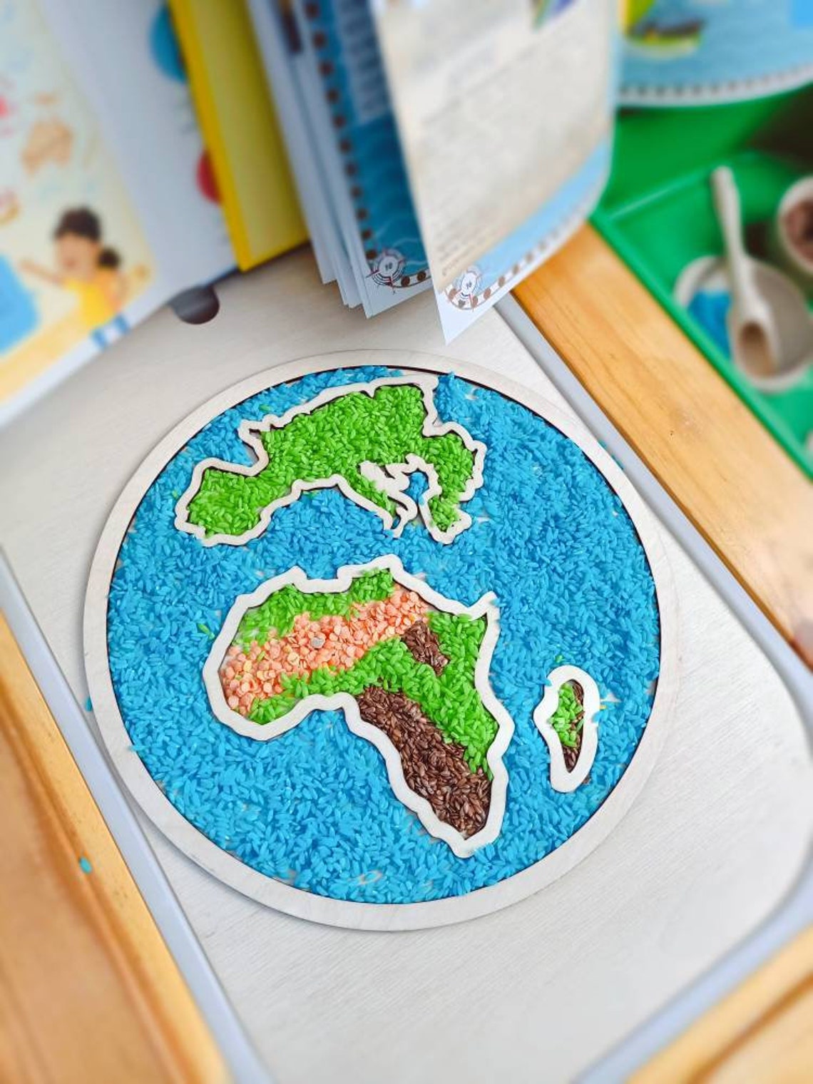 Flisat Fillable Tray, Theme Play Topper, Trofast, Europe Africa Topper ...