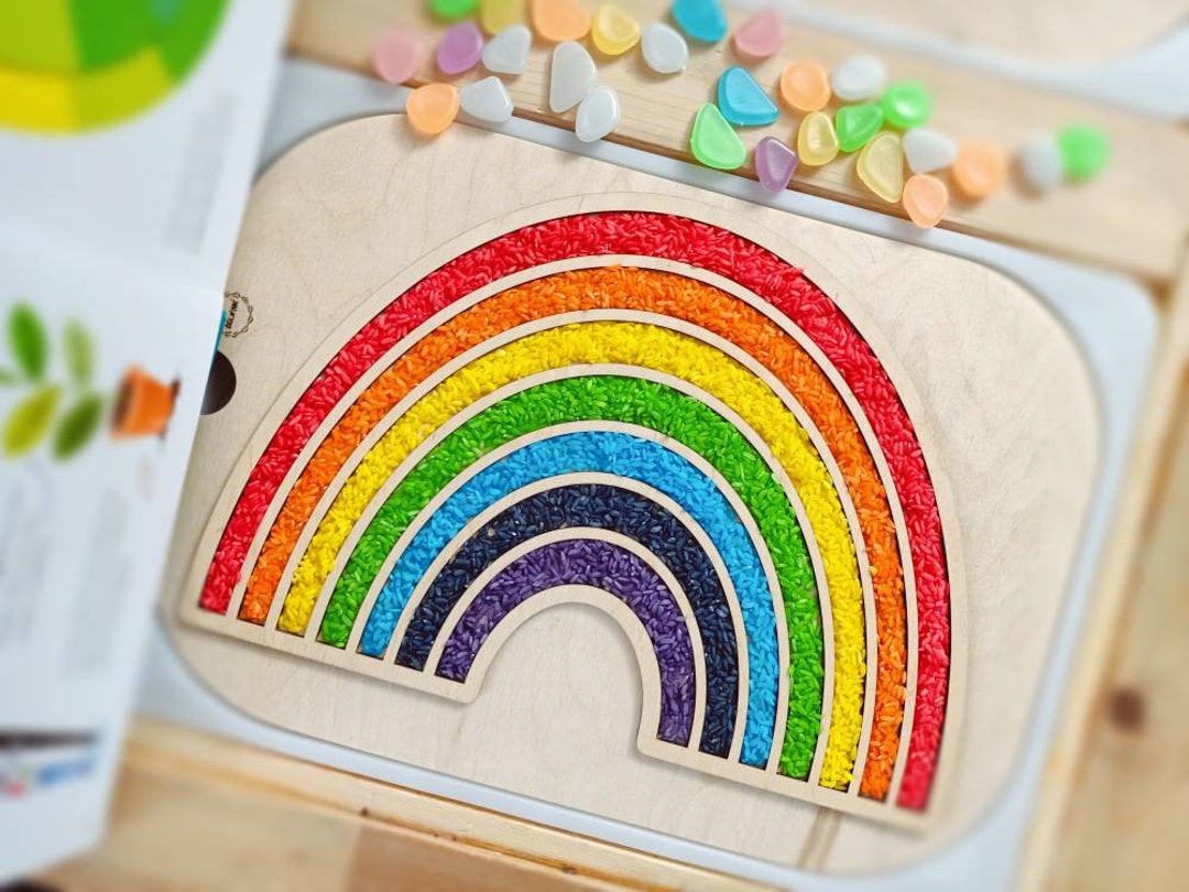 Buy Flisat Fillable Tray, Spring Fillable Topper, Trofast, Rainbow ...