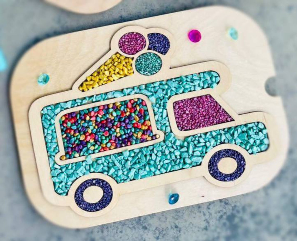 Flisat Fillable Tray, Theme Play Fillable Topper, Trofast, Ice Cream ...