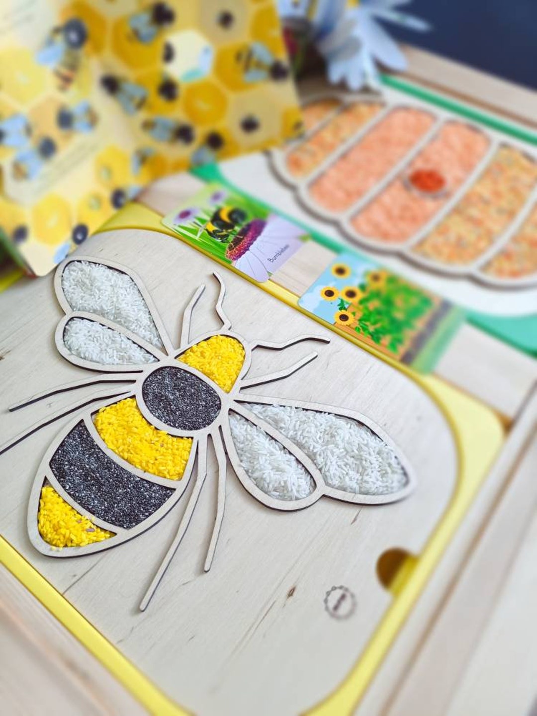 Flisat Fillable Tray, Fillable Topper, Trofast, Bee Topper, 3D Fillable ...