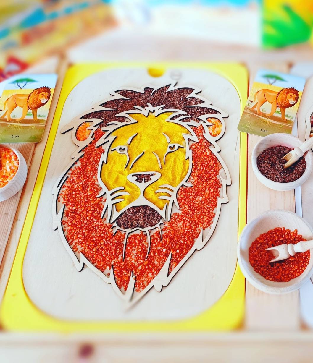 Flisat Fillable Tray, Africa Fillable Topper, Trofast, Lion Topper, 3D ...