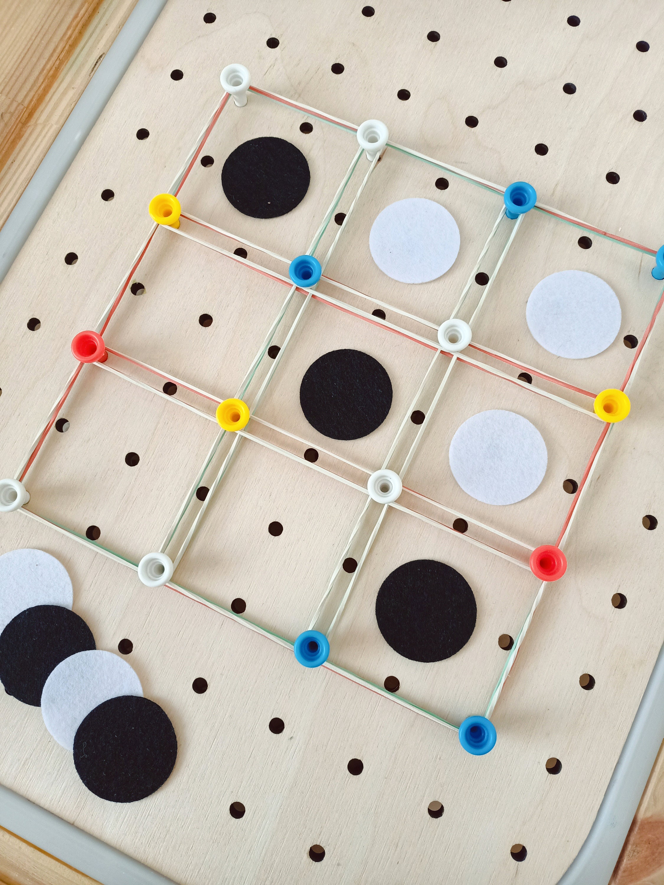 Flisat Peg Board, Trofast Peg Board, Set With Tees and Rubber Bands ...