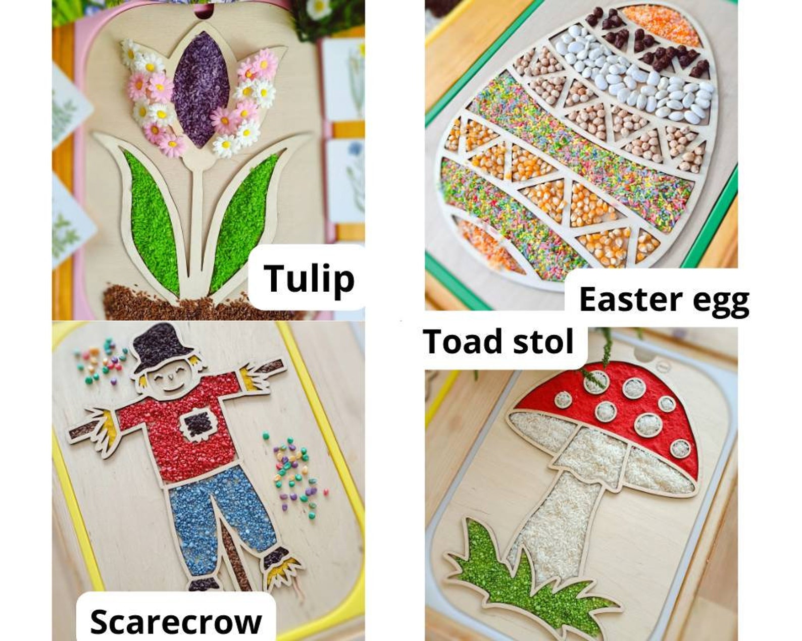 Flisat Fillable Tray, Spring Fillable Topper, Trofast, Flower With ...