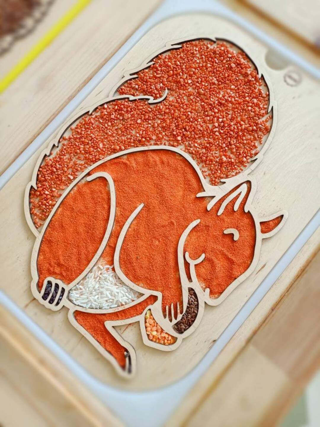 Flisat Fillable Tray, Autumn Fillable Topper, Trofast, Squirrel Topper ...