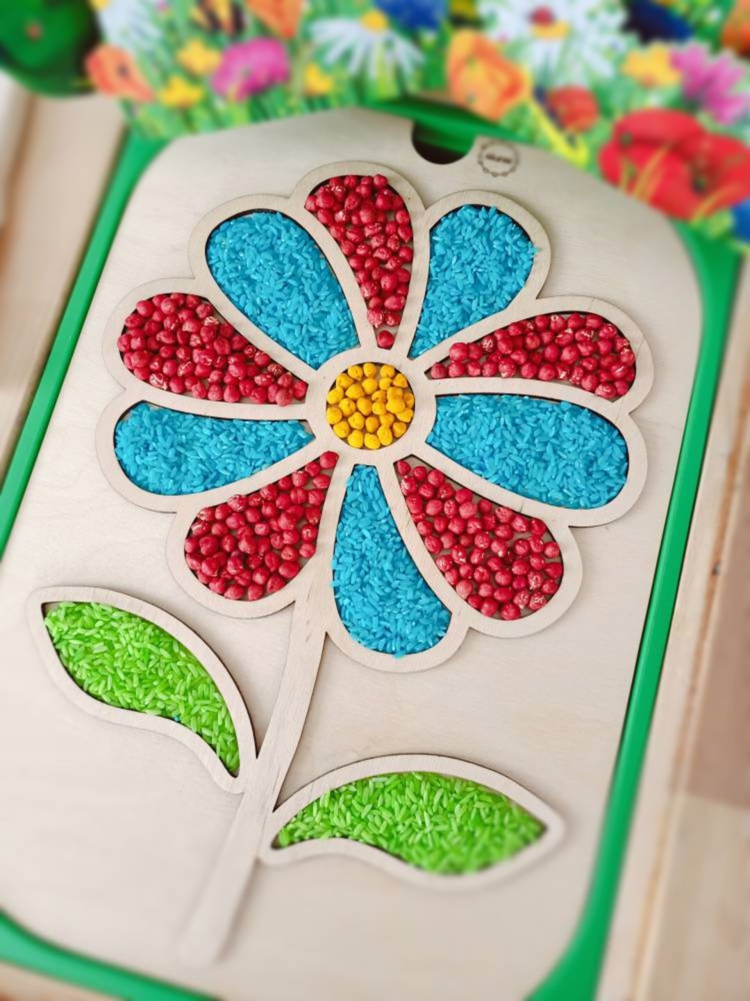 Flisat Fillable Tray, Spring Fillable Topper, Trofast, Flower With ...