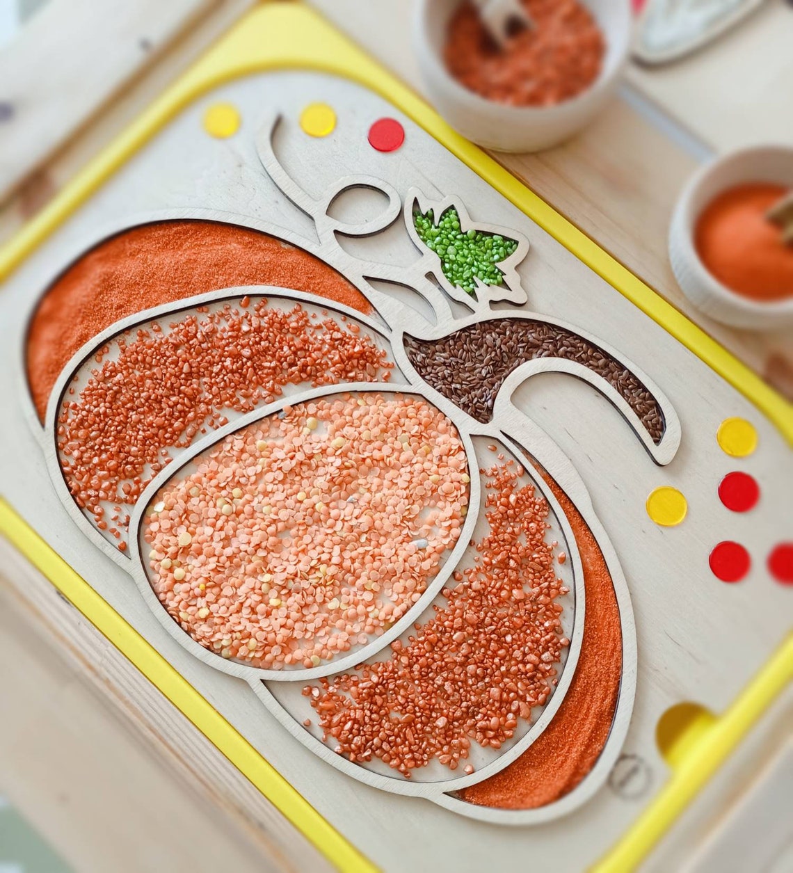 Flisat Fillable Tray Autumn Fillable Topper Trofast Pumpkin - Etsy