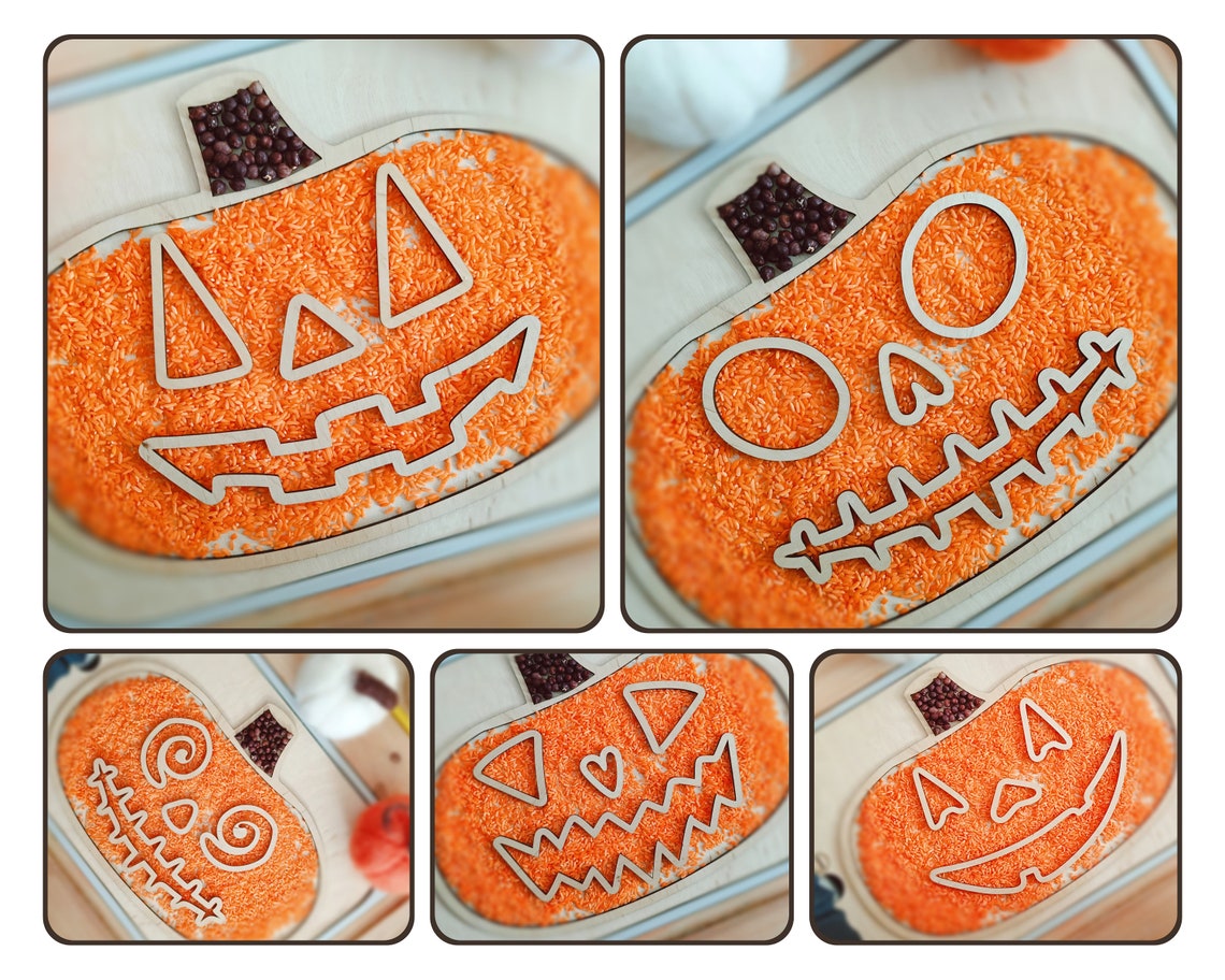 Jack-o'lantern Topper Pumpkin Emotions Halloween - Etsy