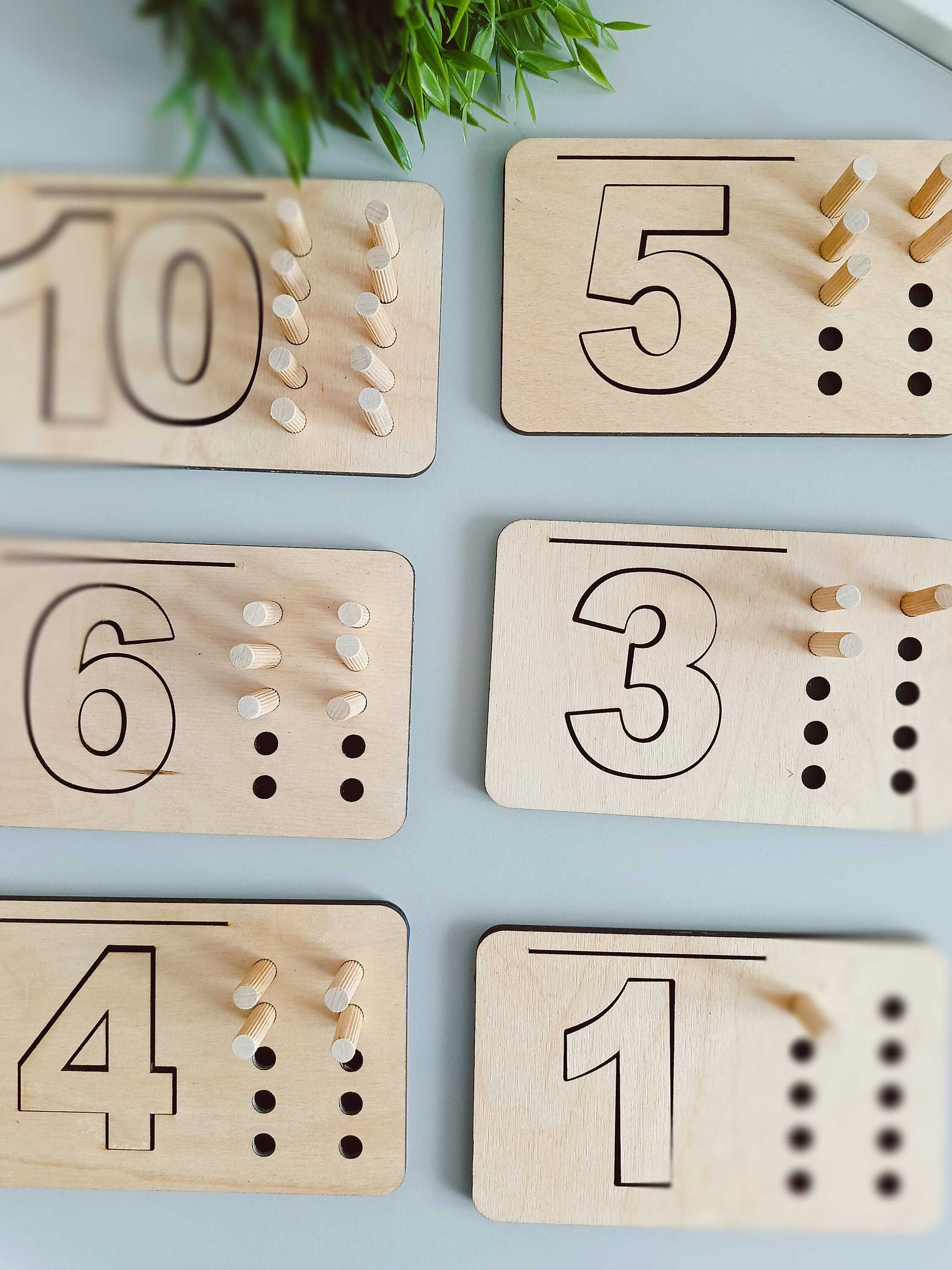 Maths Learning Wooden Boards Learning to Count Mathematical Boards ...