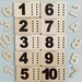 Maths Learning Wooden Boards Learning to Count Mathematical Boards ...