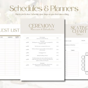 80+ Page Wedding Planner Printable | Instant Download Canva Template ...