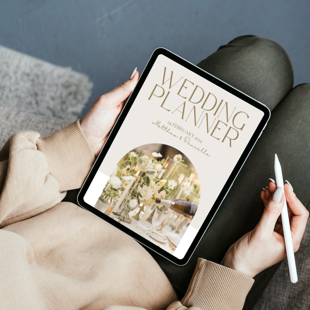 80+ Page Wedding Planner Printable | Instant Download Canva Template ...