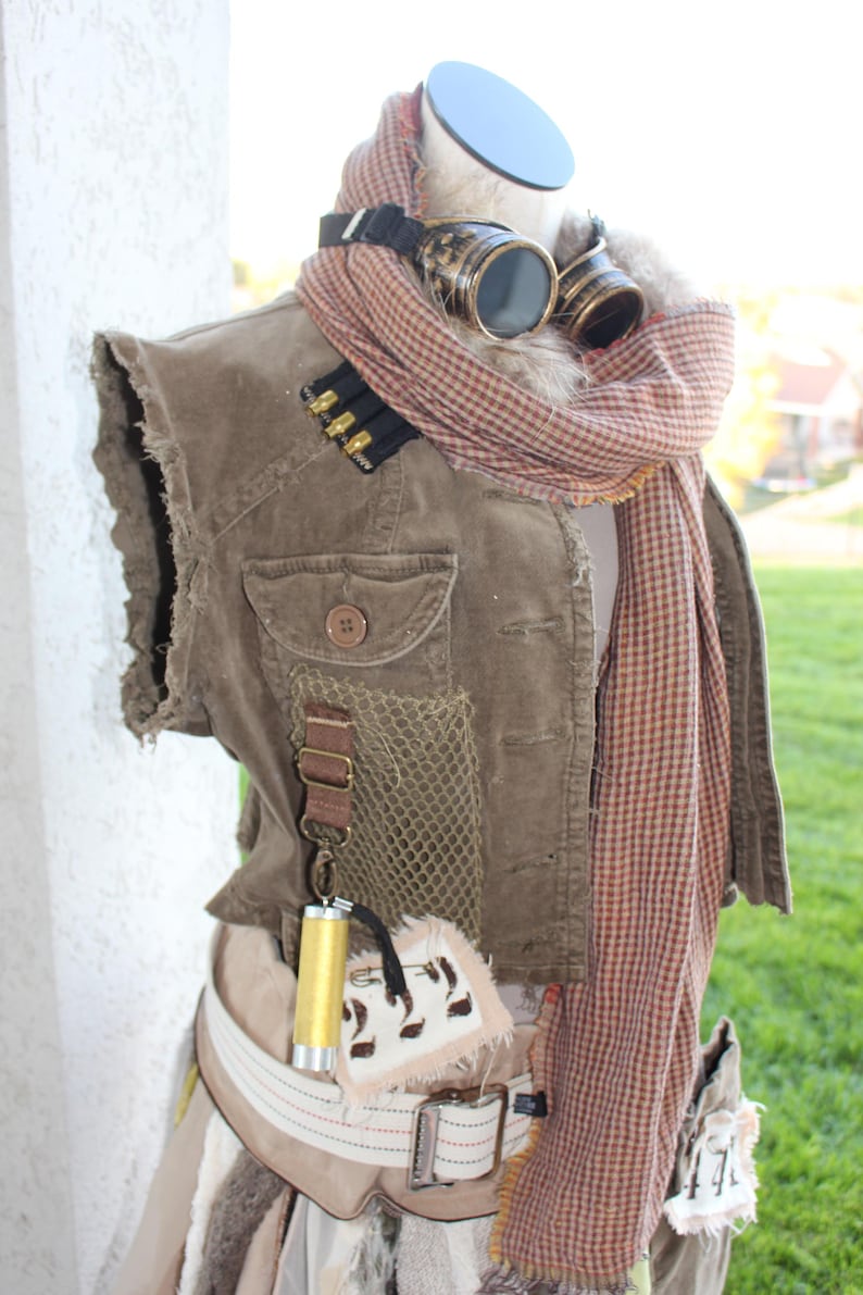 Wasteland Post Apocalypse Distressed Tattered Skirt - Etsy