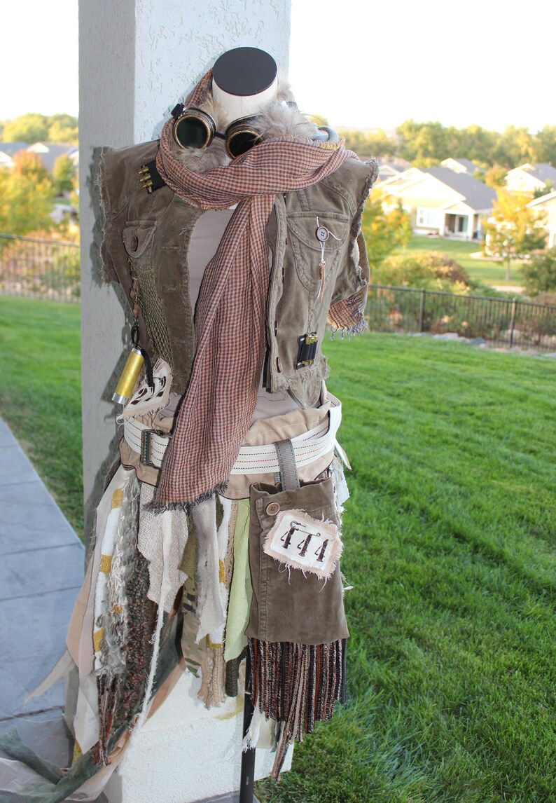 Wasteland Post Apocalypse Distressed Tattered Skirt - Etsy