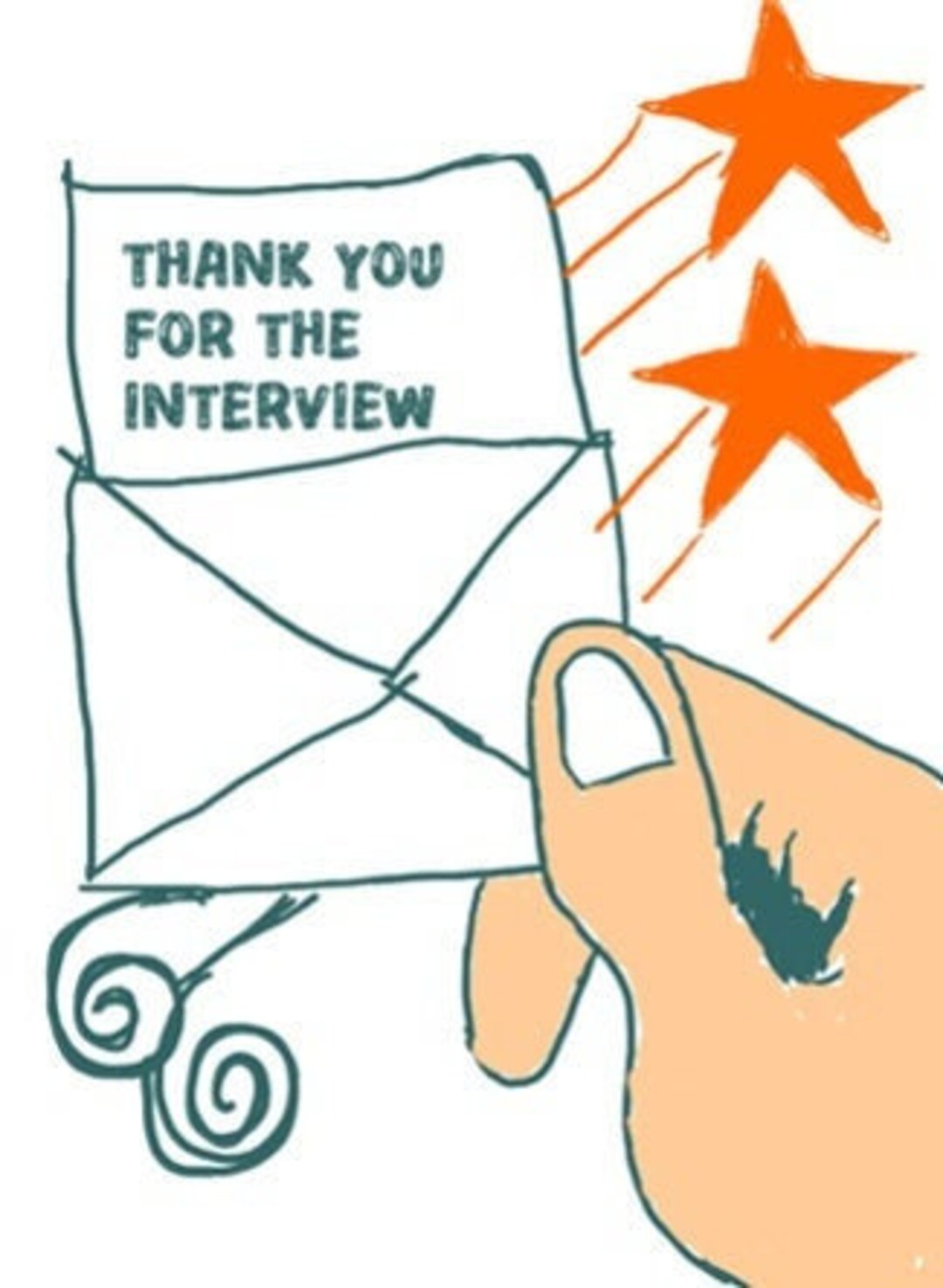 Thank You Job Interview Card - Etsy