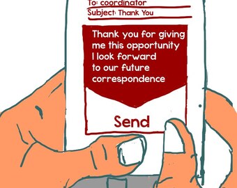 Digital Thank You Card for Job Interview - Etsy