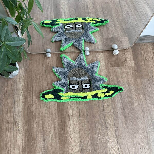 Rick and Morty Portal Rug - Etsy