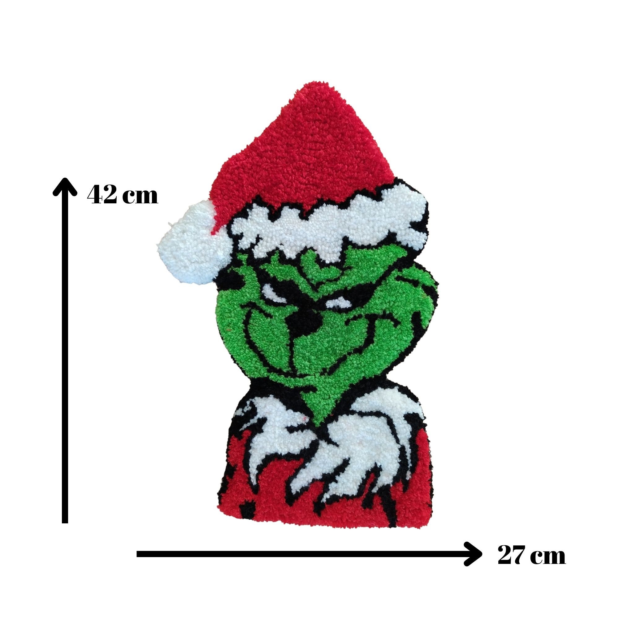 Christmas Grinch Stole Handmade Tufted Rug Christmas Grinch Stole Home ...