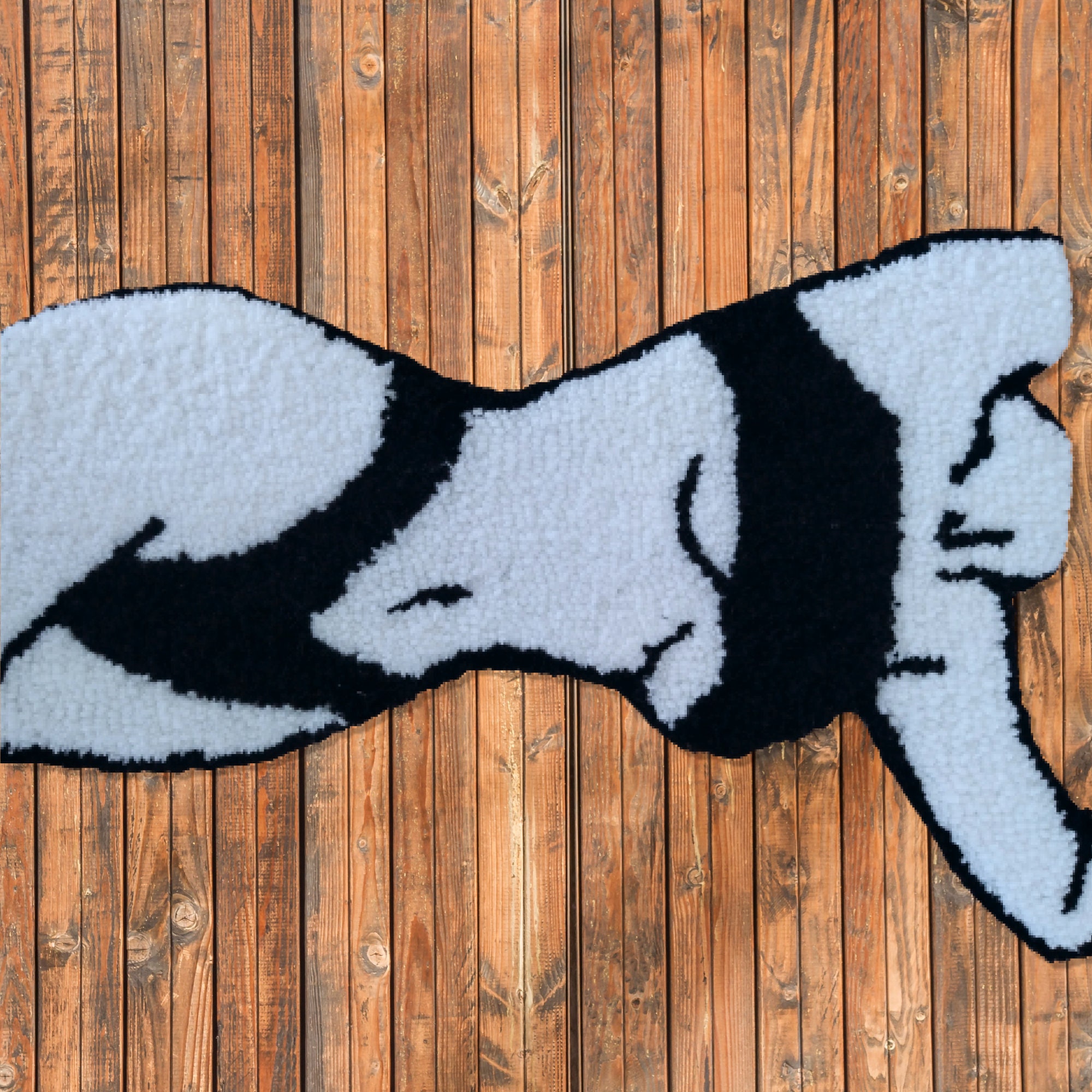 Sexy Woman Body Rug Black& White Beautiful Carpet Mat Handmade Tufted ...