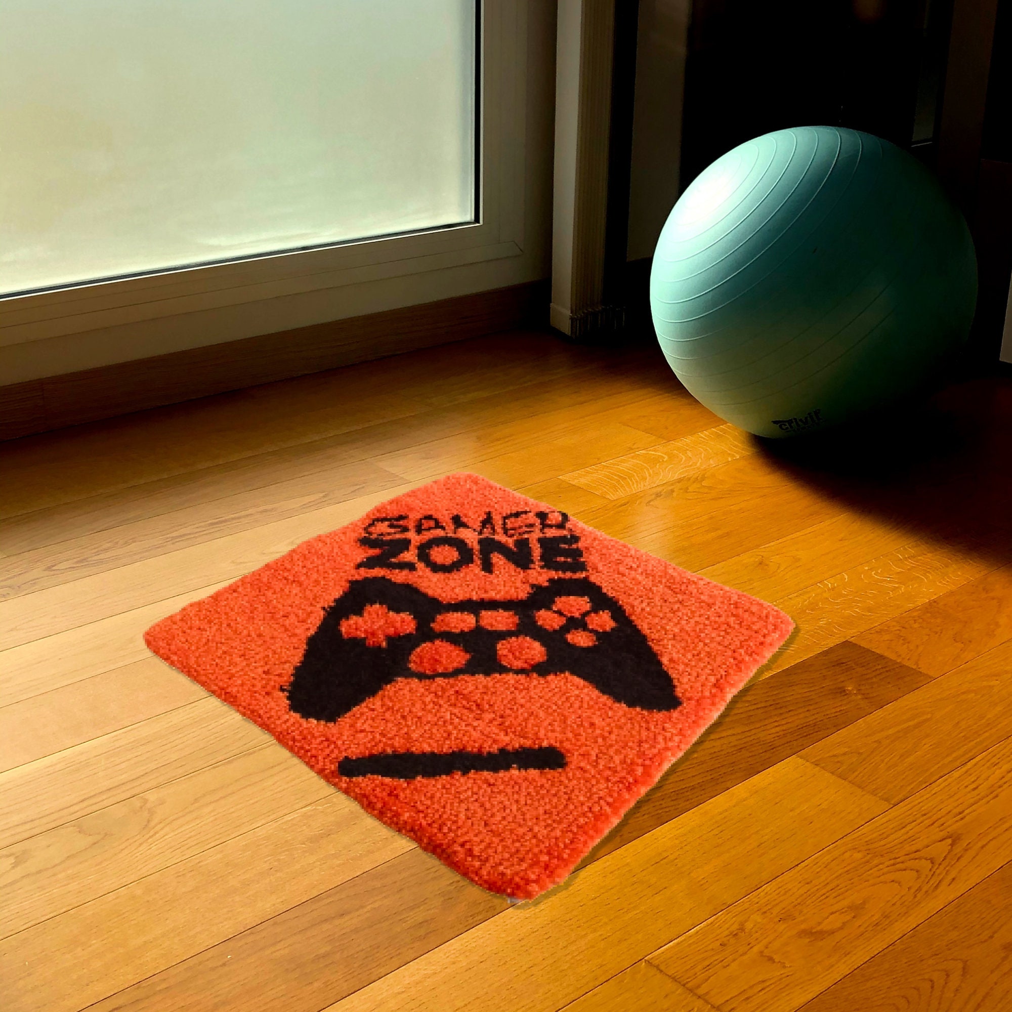 Unique Gamer Zone Tufted Rug Gaming Decor With Controller - Etsy