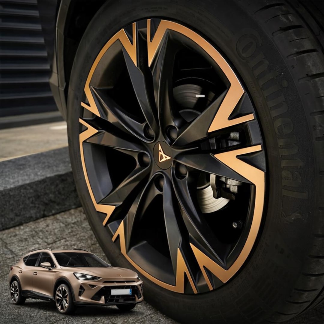Cupra Formentor Rim Wrap Sticker Set - SONORA 18'' Compatible - Durable ...
