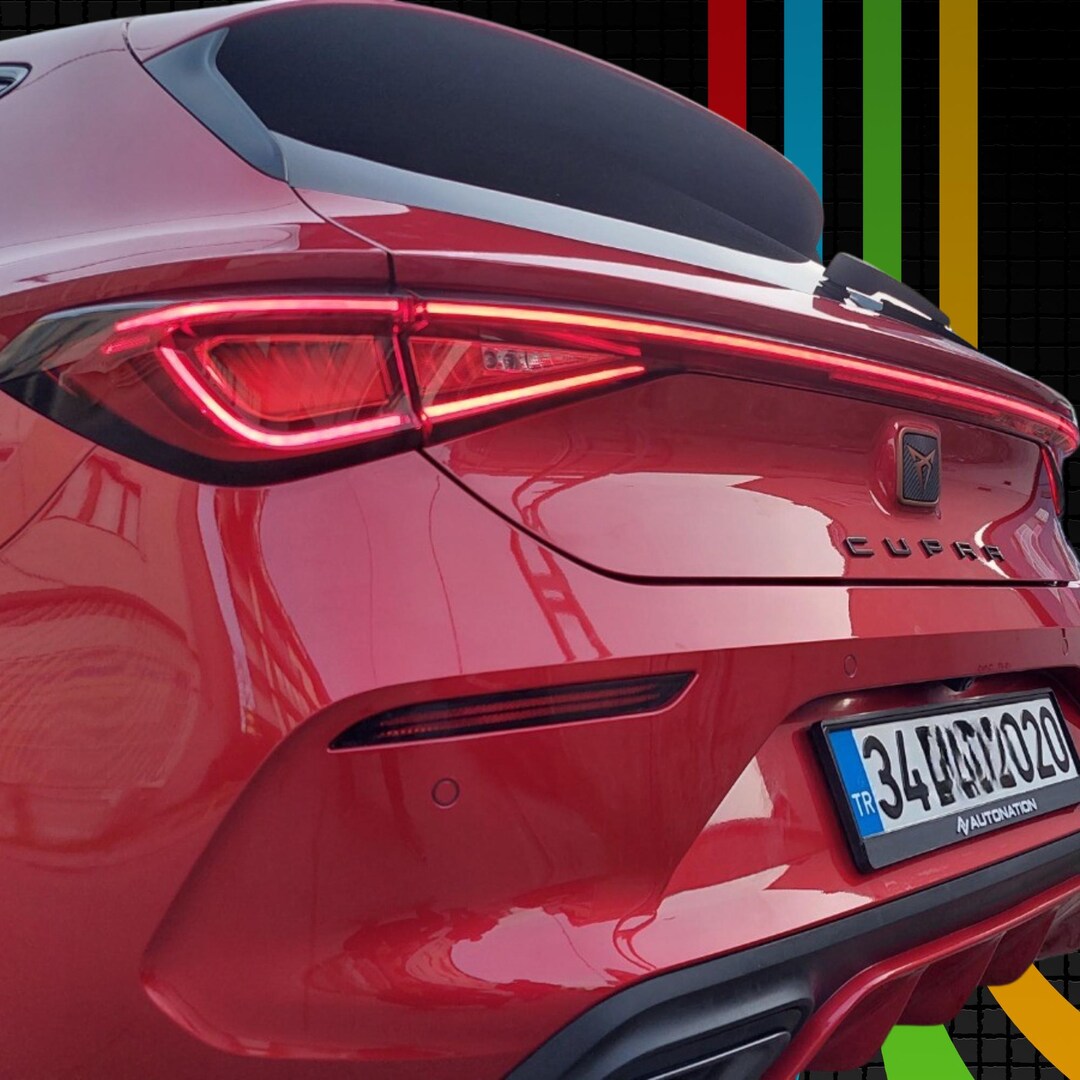 Black Taillight Trim for CUPRA Leon MK4 Rear Light Vinyl Overlay - Etsy