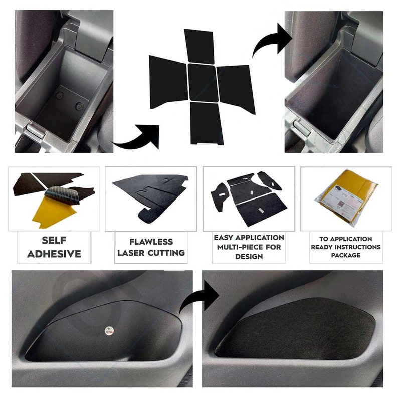 Volkswagen Golf 8 MK8 Interior Liners – Noise Reduction Felt Kit - Etsy