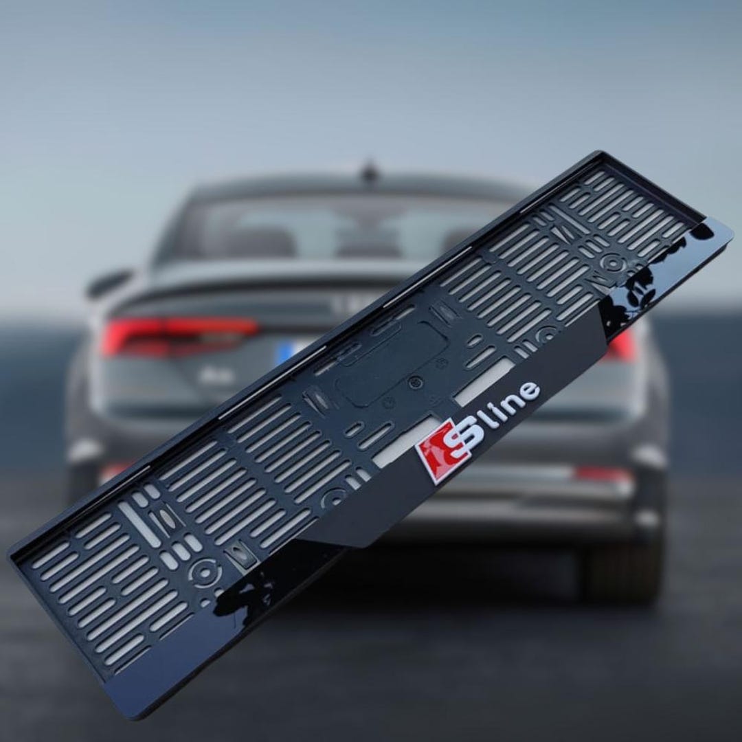 3D Embossed Acrylic European License Plate Frame - AUDİ S LİNE Fan ...