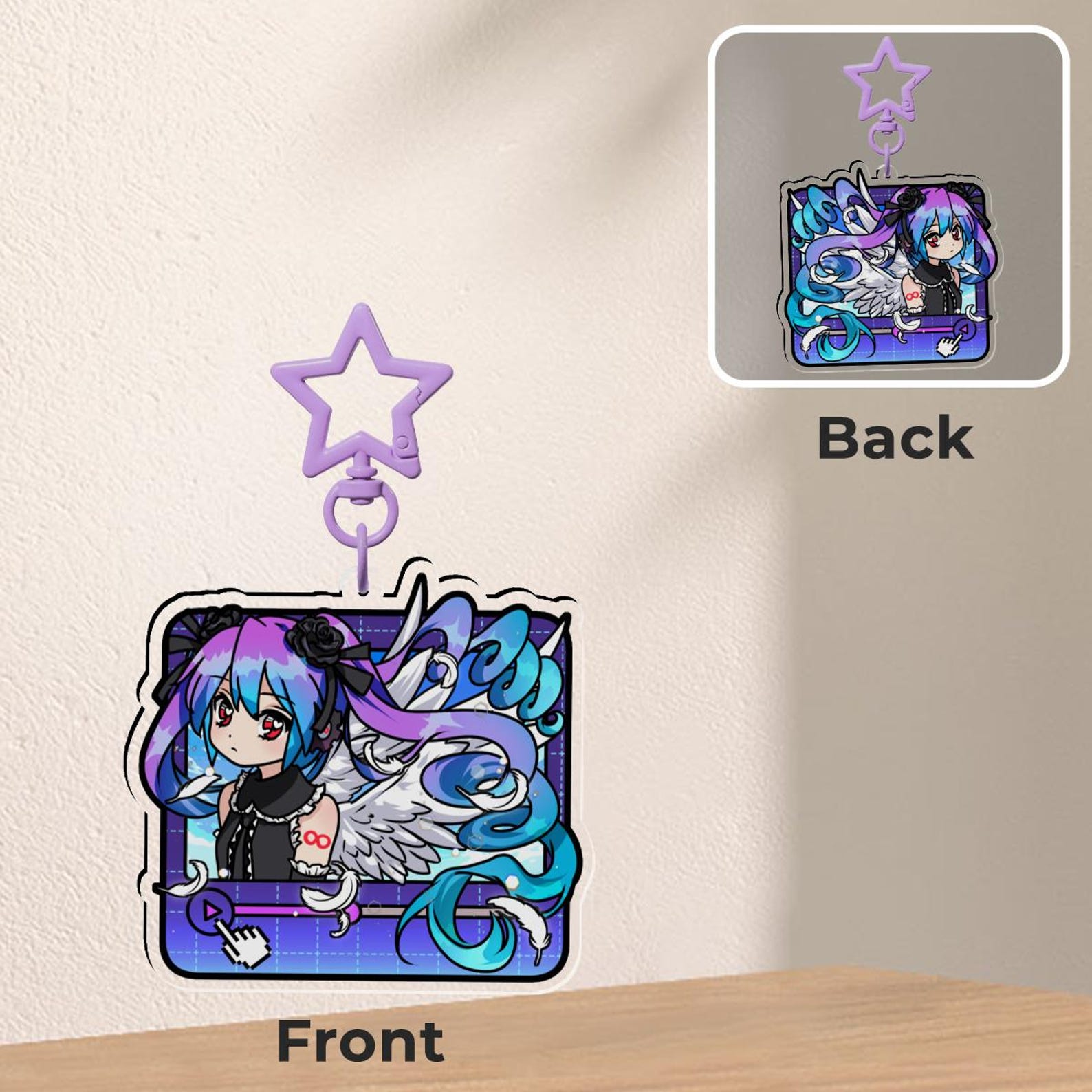 PREORDER Vocaloid Music Player 3" Acrylic Keychain Charms - Etsy