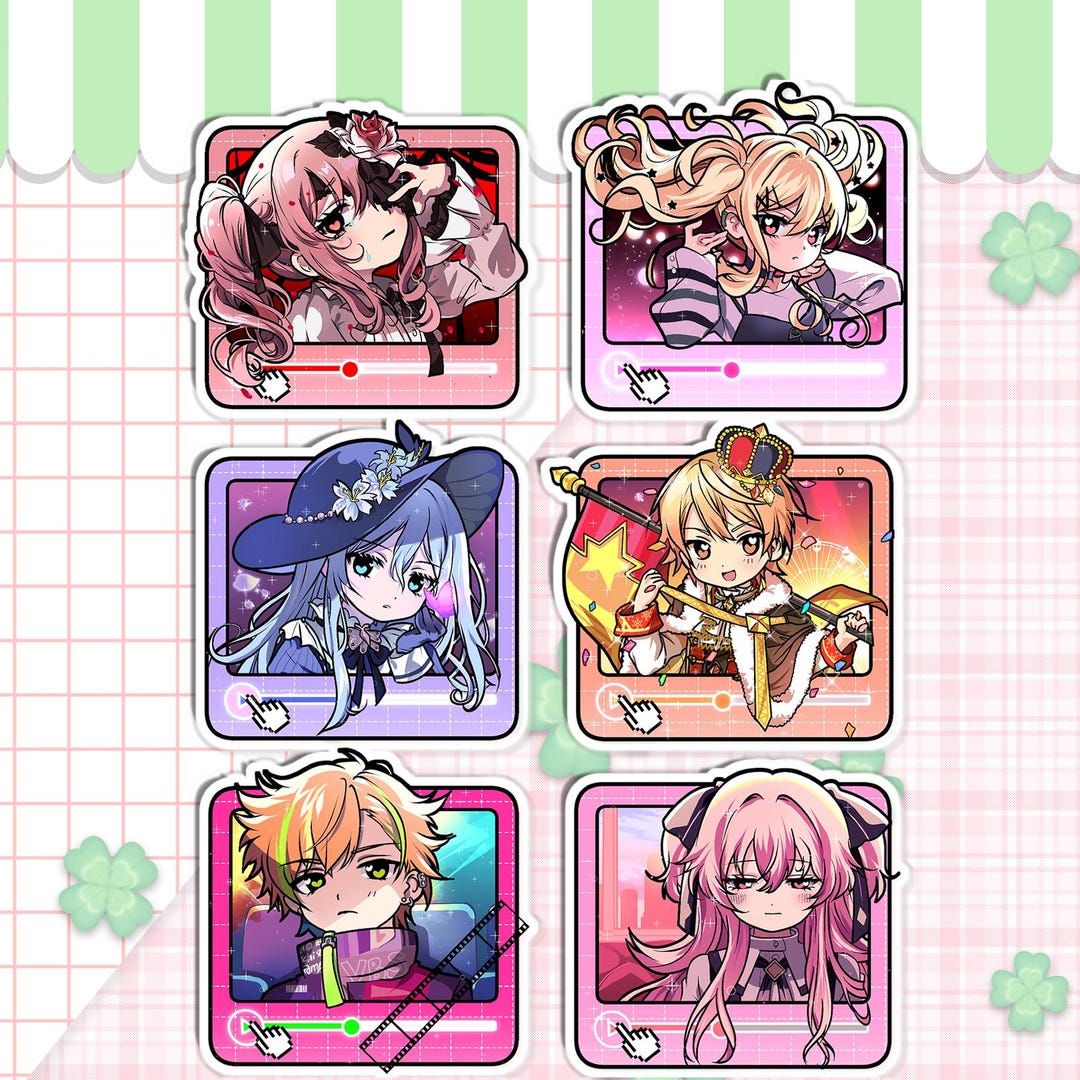 PREORDER Prosekai Music Player 3" Homemade Vinyl Stickers - Akito ...