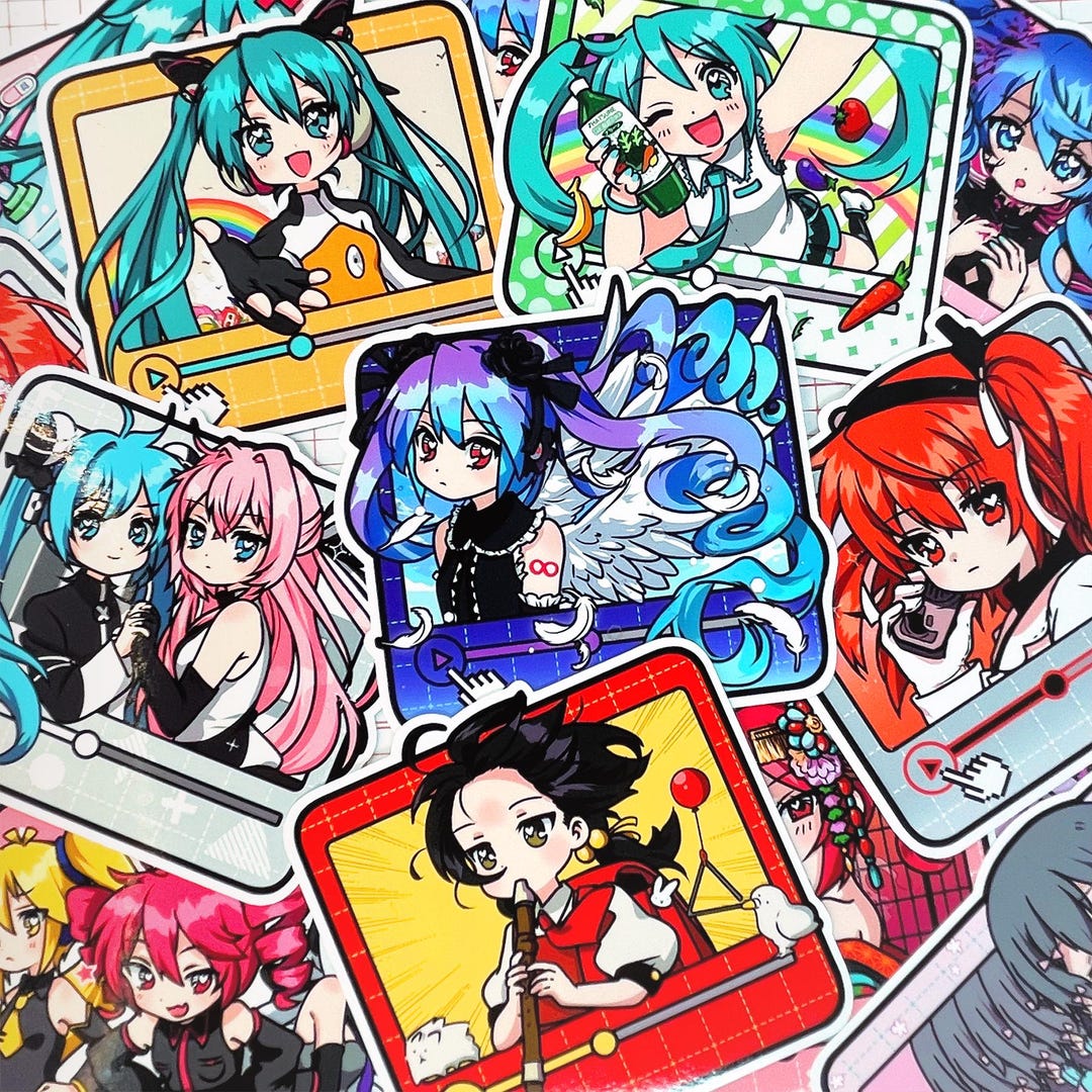 PREORDER Vocaloid Song Stickers Heat Abnormal, Popipo, World's End ...