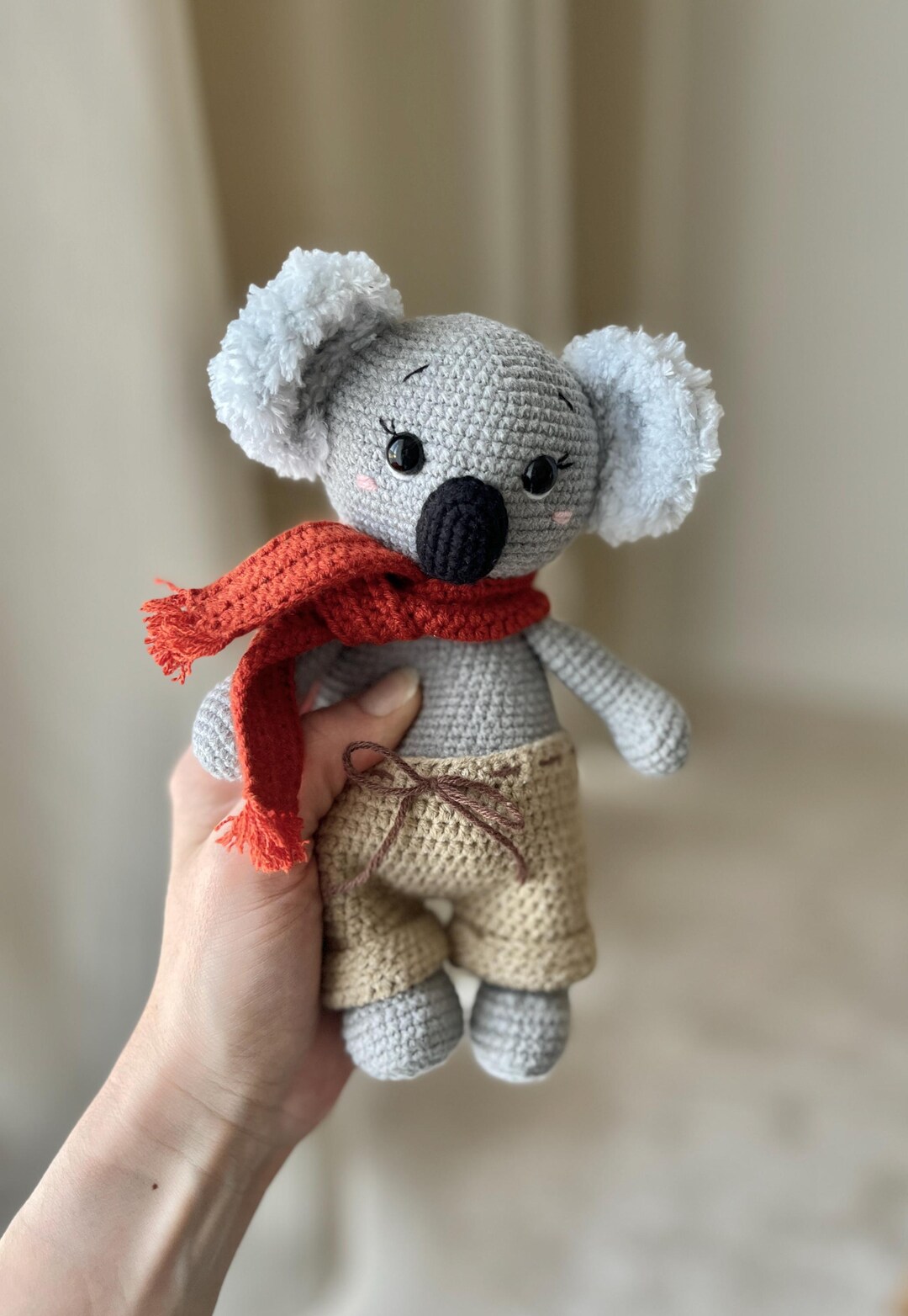 Koala Crochet Pattern, Amigurumi Koala Bear Tutorial, Australian Animal ...