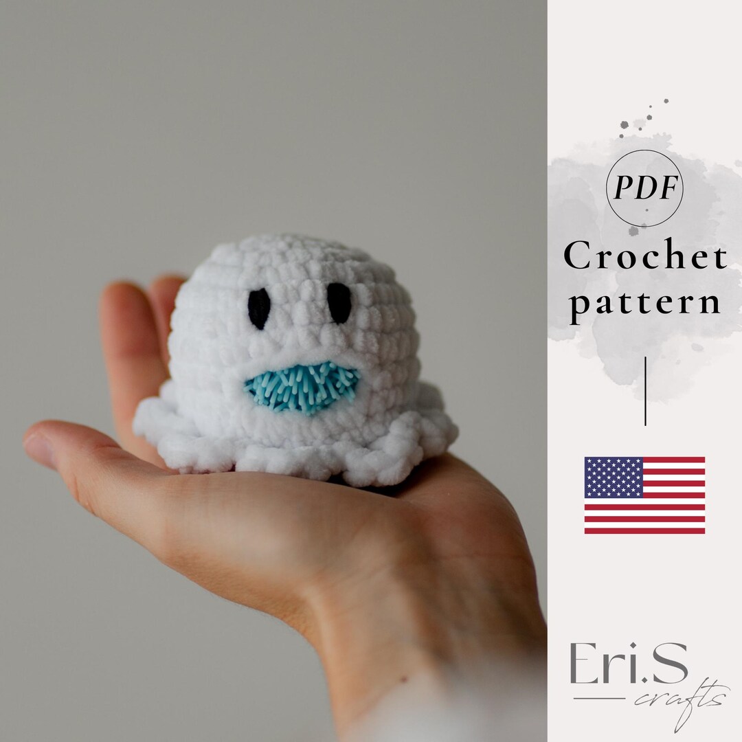 Stress Ball Crochet Pattern, Crochet Halloween Fidget Toy, Amigurumi ...
