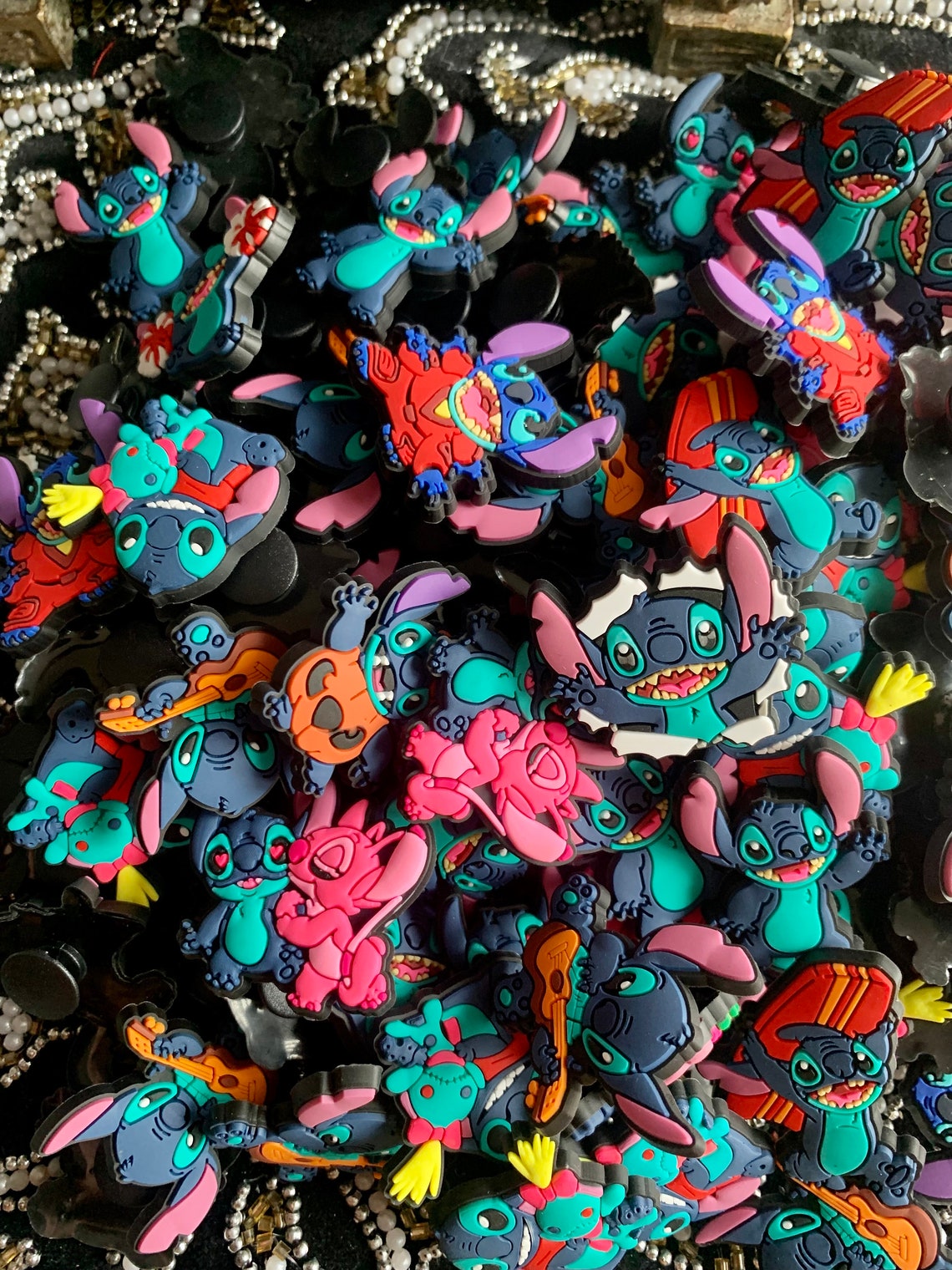 Mixed 4pc Blue Space Alien Croc Charms - Etsy