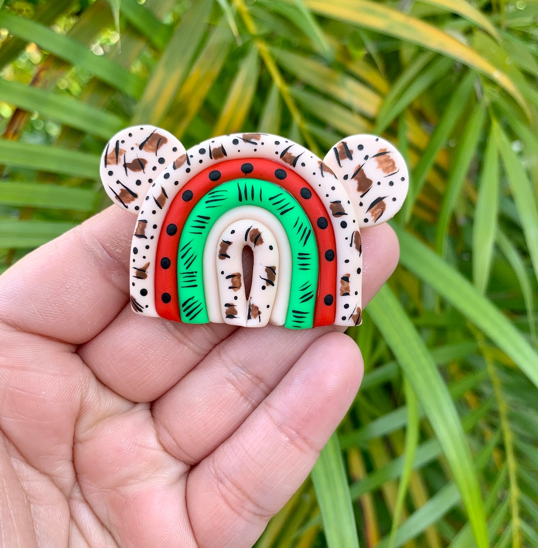 Leopard Mouse Rainbow Handmade Clay - Etsy
