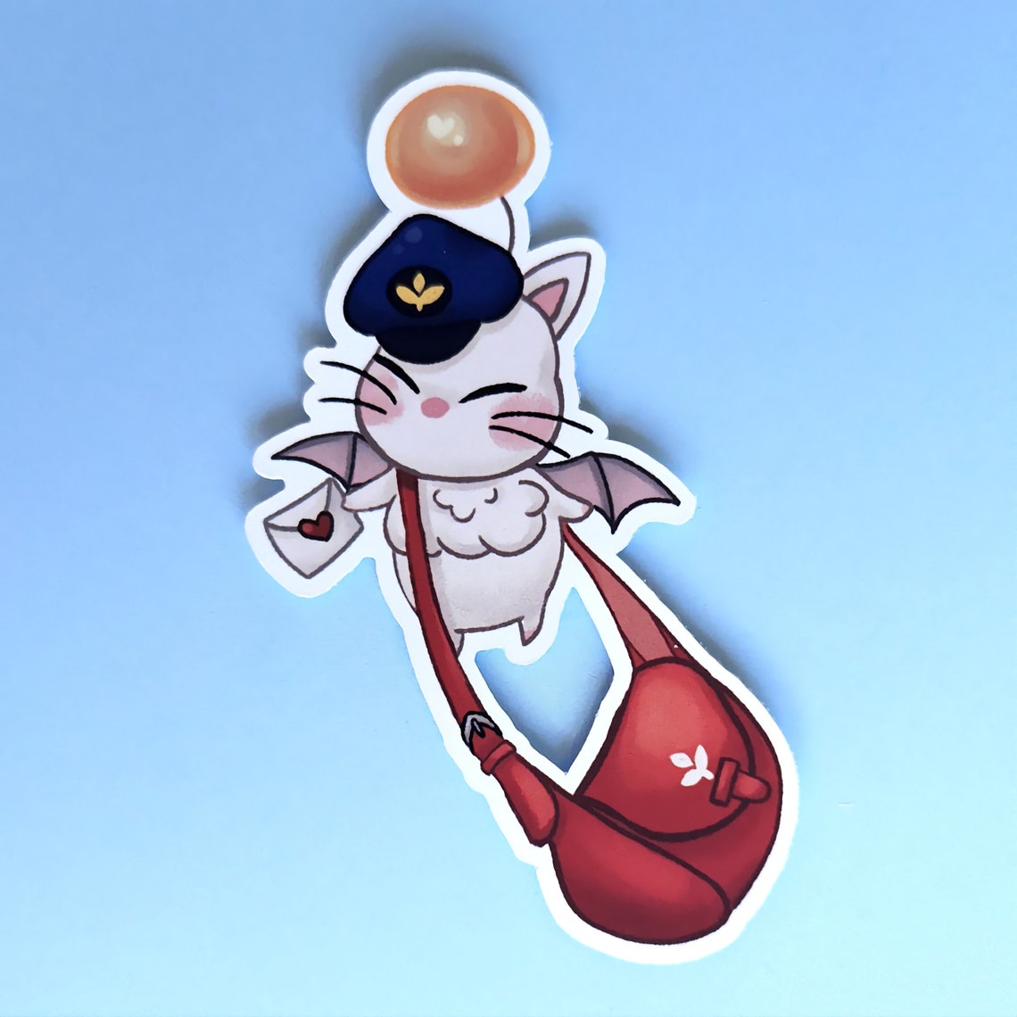 FFXIV Delivery Moogle Matt Vinyl Sticker - Etsy