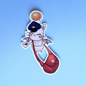 FFXIV Delivery Moogle Matt Vinyl Sticker - Etsy