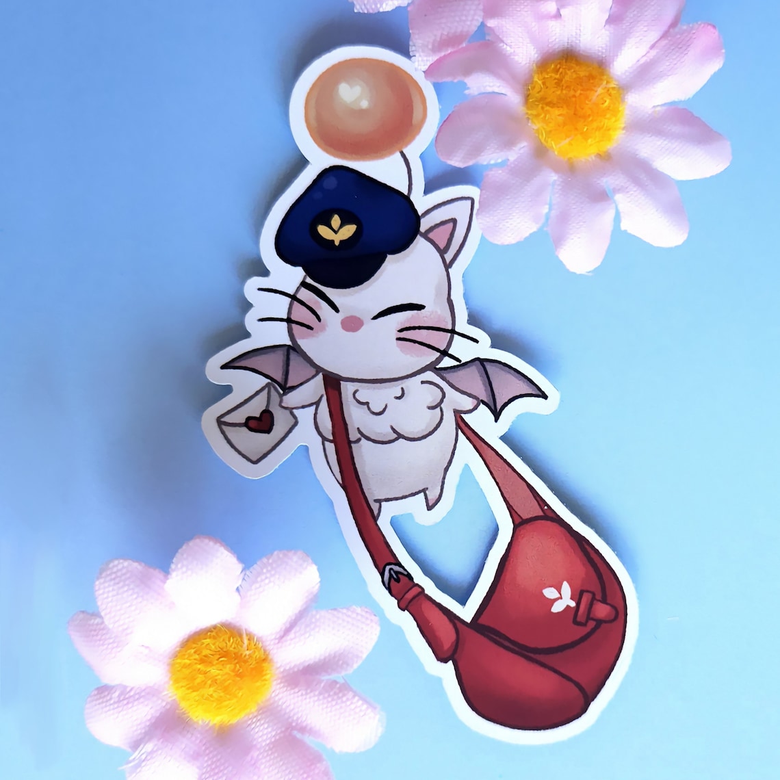 FFXIV Delivery Moogle Matt Vinyl Sticker - Etsy