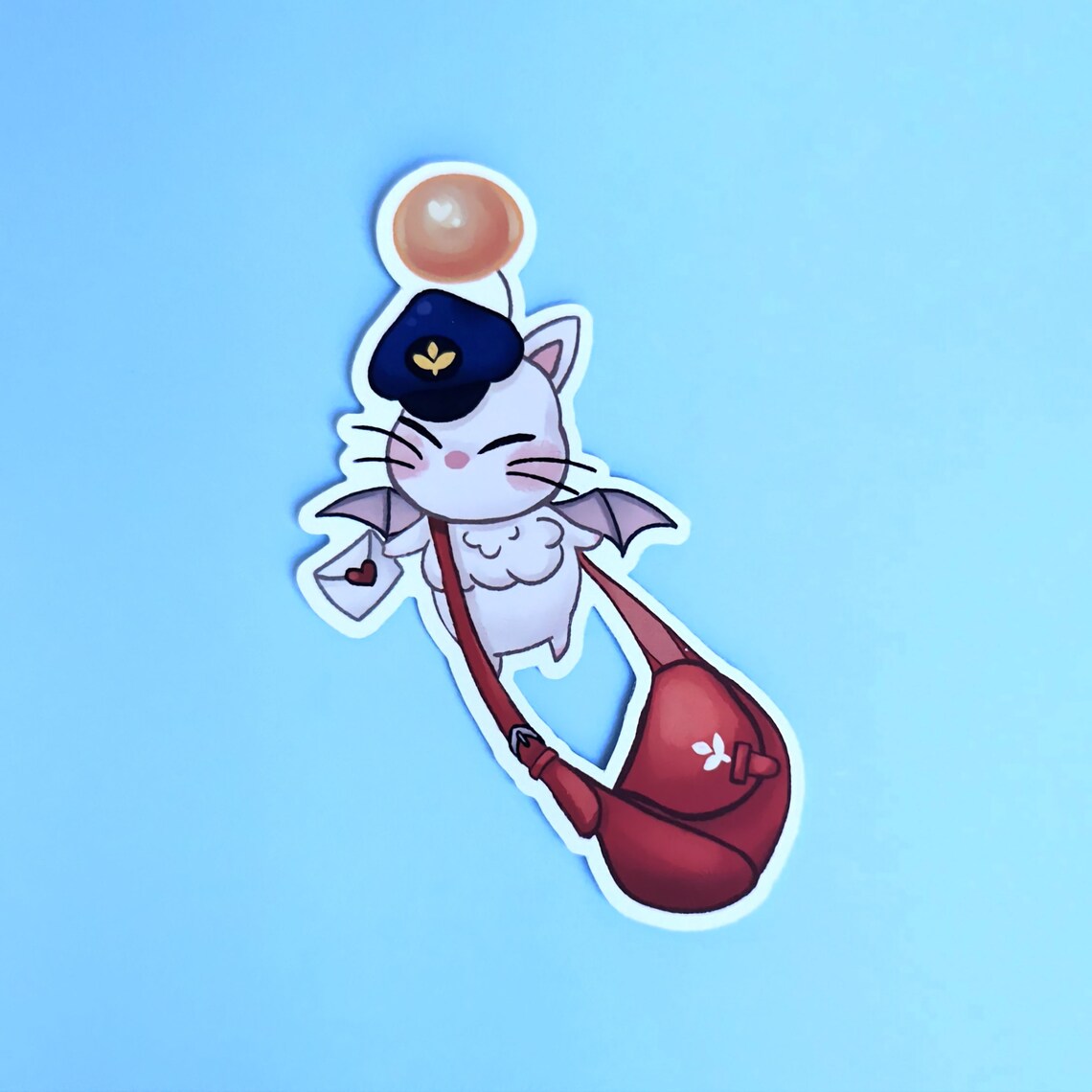 FFXIV Delivery Moogle Matt Vinyl Sticker - Etsy