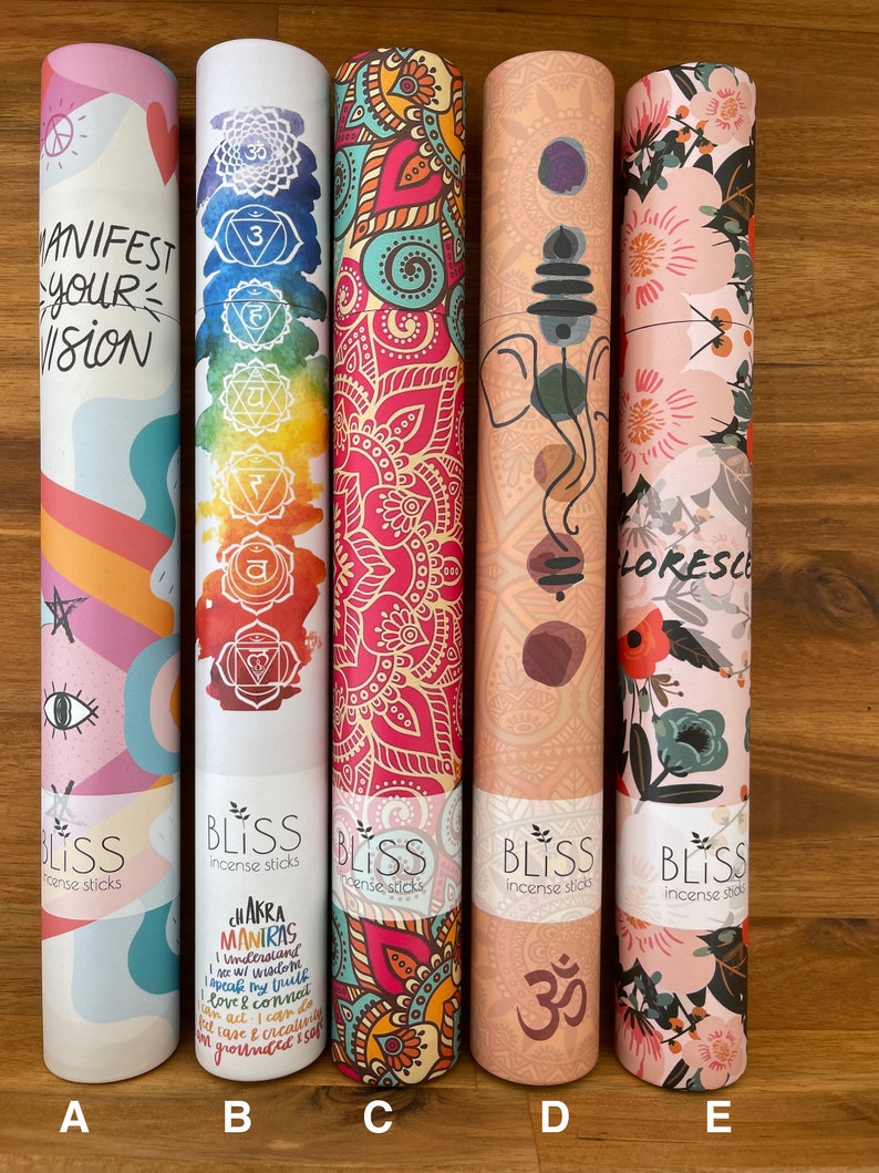 Scented Incense Sticks in a Decorative Tube Aromatherapy Incense Sticks ...