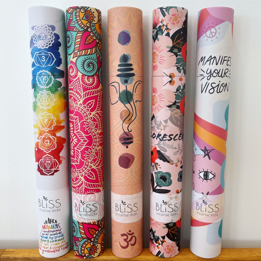 Scented Incense Sticks in a Decorative Tube | Aromatherapy Incense ...