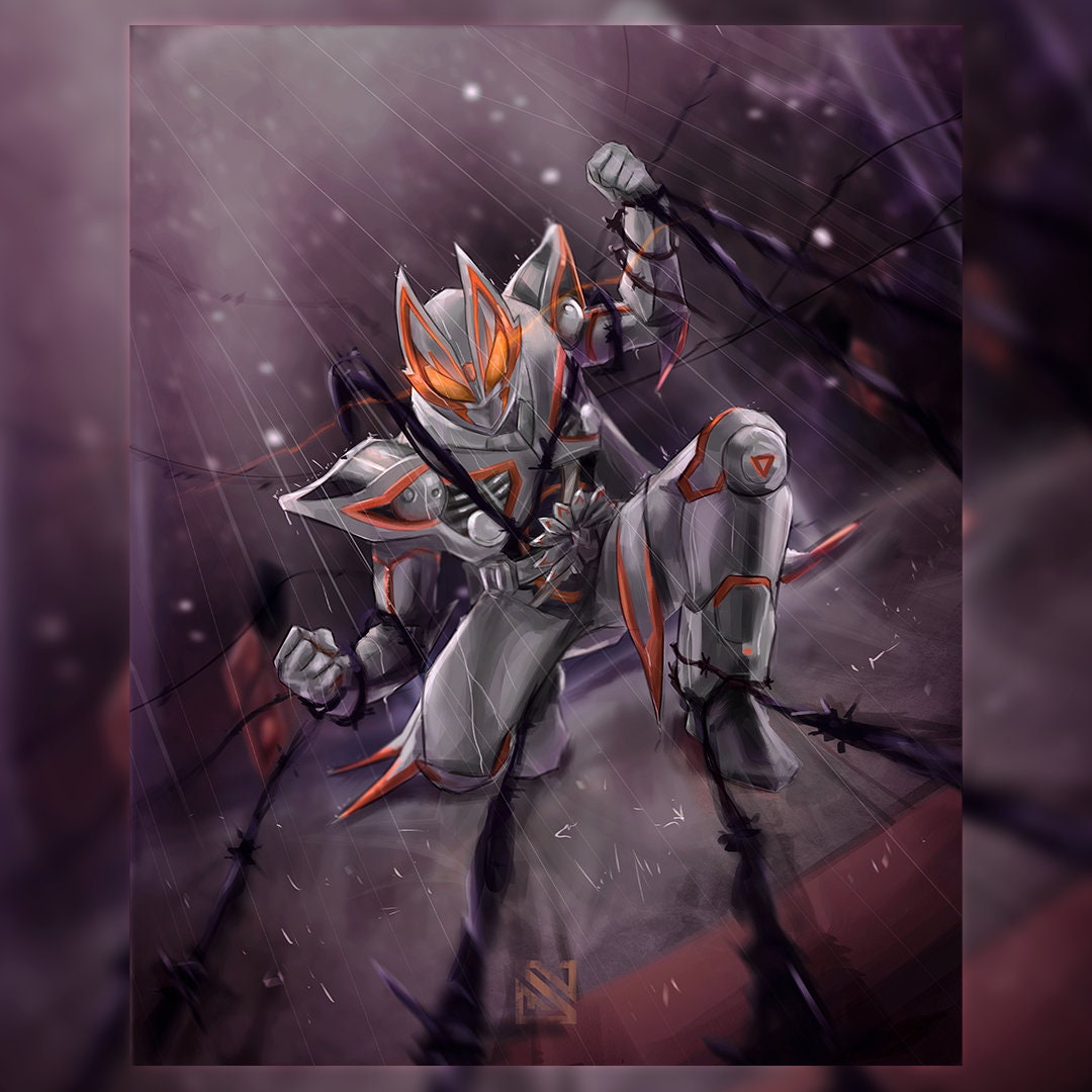 Kamen Rider Geats 8 X 10 Art Print Geats Mark 9 Tokusatsu Wall Art - Etsy